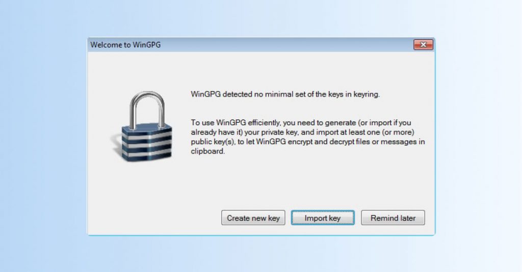 WinGPG Release for Windows | SCAND