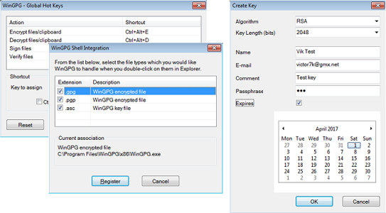 WinGPG - Free encryption-decryption tool with GnuPG for Windows - for GPG and PGP files | SCAND